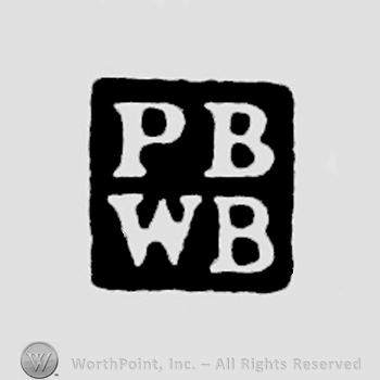Mark with The letters "PB WB" and a square. | #93779