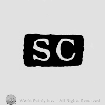 Mark with The letters "SC" and a rectangle. | #93868