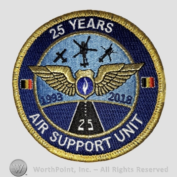 Mark with The text "25 YEARS AIR SUPPORT UNIT | #941460