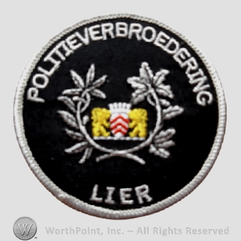 Mark with The text "POLITIEVERBROEDERING LIER", a | #941471