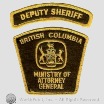 Mark with The text "DEPUTY SHERIFF BRITISH | #941525