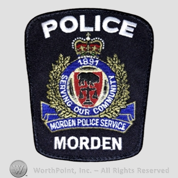 Mark with The text "POLICE 1891 SERVING OUR | #941561