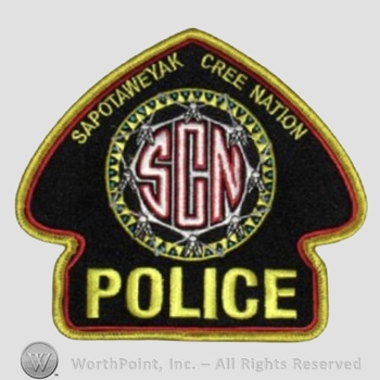 Mark with The text "SAPOTAWEYAK CREE NATION | #941563