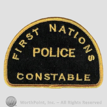 Mark with The text "FIRST NATIONS POLICE | #941564