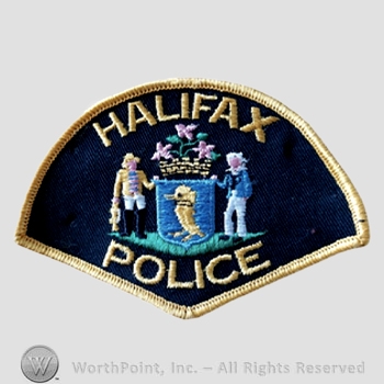 Mark with The text "HALIFAX POLICE", two people, | #941579