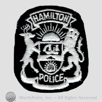 Mark with The text "HAMILTON POLICE", two animals | #941604