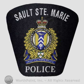 Mark with The text "SAULT STE. MARIE POLICE, | #941623