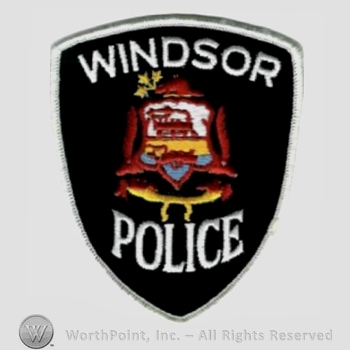 Mark with The text "WINDSOR POLICE" and a shield. | #941643