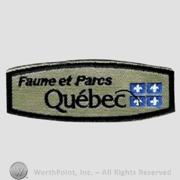 Mark with The text "Faune et Parcs Quebec", four | #941680