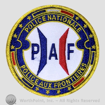 Mark with The text "PAF POLICE NATIONALE POLICE | #941770
