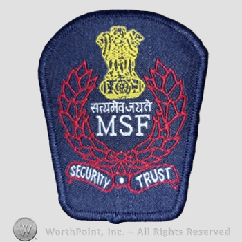 Mark with A wreath and the text "MSF SECURITY | #941905