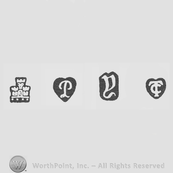 Mark with A castle, the letters "P P" and the | #94278