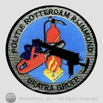 Mark with The text "POLITIE ROTTERDAM-RIJNMOND | #942985