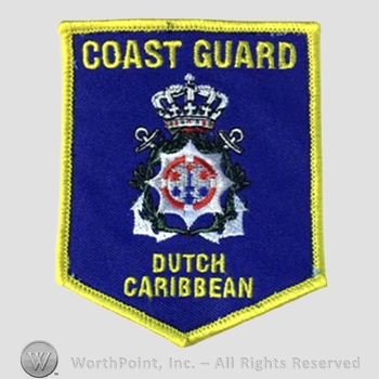 Mark with The text "COAST GUARD DUTCH CARIBBEAN", | #943055