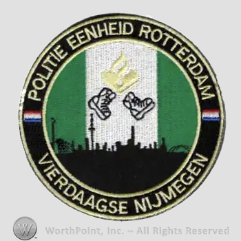 Mark with The text "POLITIE EENHEID ROTTERDAM | #943133
