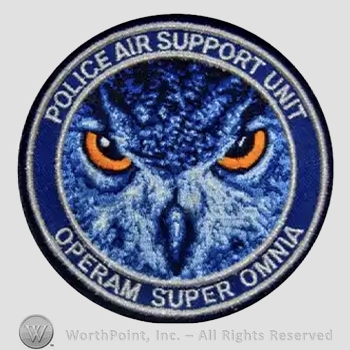 Mark with The text "POLICE AIR SUPPORT UNIT | #943179