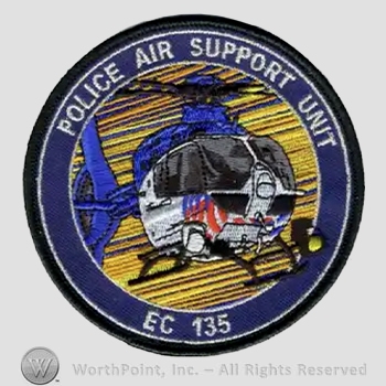 Mark with The text "POLICE AIR SUPPORT UNIT EC | #943181