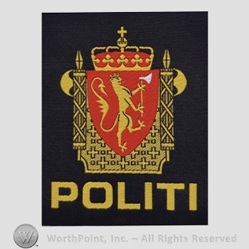 Mark with The word "POLITI", an animal, an axe, a | #943273