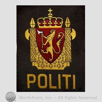 Mark with The word "POLITI", an animal, an axe, a | #943274