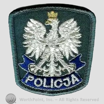 Mark with The word "POLICJA", an eagle and a | #943285