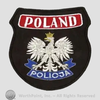 Mark with The text "POLAND POLICJA", an eagle, a | #943289