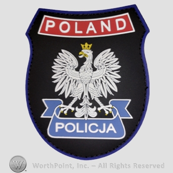 Mark with The text "POLAND POLICJA", an eagle, a | #943290