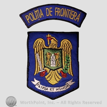 Mark with The text "POLITIA DE FRONTIERA, PATRIA | #943325