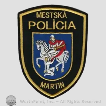 Mark with The text "MESTSKA POLICIA MARTIN", a | #943349