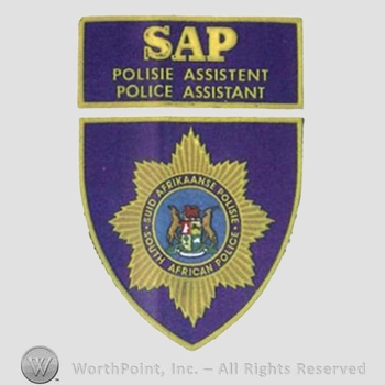 Mark with The text "SAP POLISIE ASSISTENT POLICE | #943380