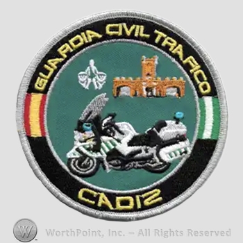 Mark with The text "GUARDIA CIVIL TRAFICO CAD12", | #943399