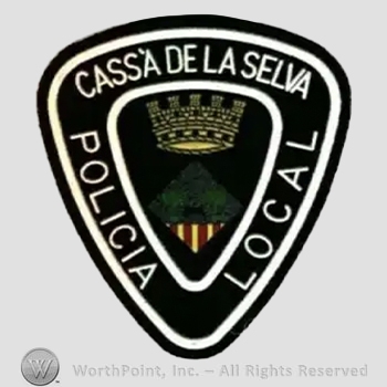 Mark with The text "CASSA DE LA SELVA POLICIA | #943438