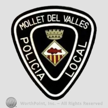 Mark with The text "MOLLET DEL VALLES POLICIA | #943465