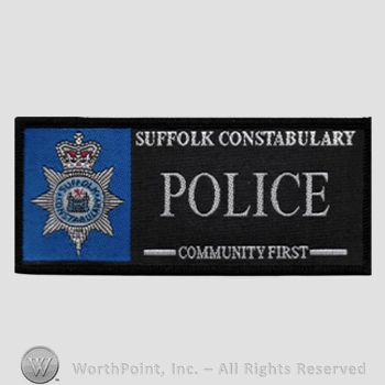 Mark with The text "SUFFOLK CONSTABULARY POLICE | #943666