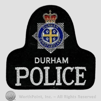 Mark with The text "DURHAM POLICE", a cross, a | #943671