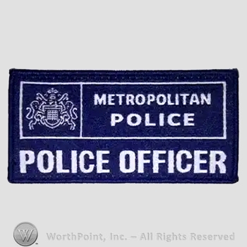 Mark with The text "METROPOLITAN POLICE, POLICE | #943688