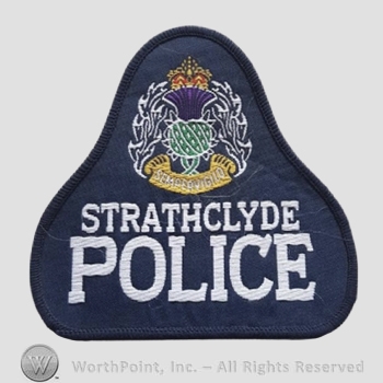 Mark with The text "STRATCHLYDE POLICE", a crown, | #943725