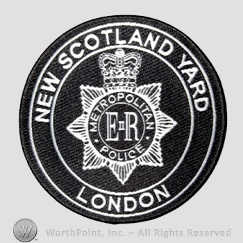 Mark with The text "ER METROPOLITAN POLICE, NEW | #943757