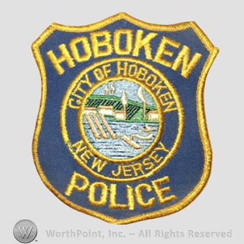 Mark with The text "HOBOKEN POLICE, CITY OF | #943764