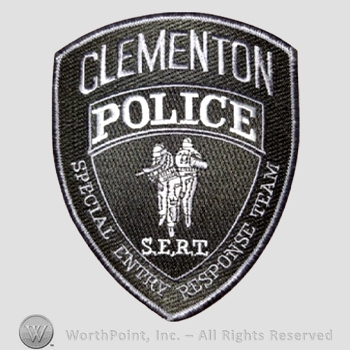 Mark with The text "CLEMENTON POLICE, SPECIAL | #943769