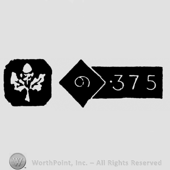 Mark with A leaf and the numbers "9-375". | #94670