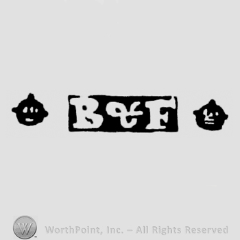 Mark with The letters "B&F", a rectangle and two | #94727