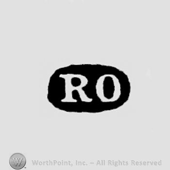 Mark with The letters "RO" and an oval. | #94821