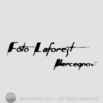 Mark with The text "Foto Laforest Mercegnov". | #948756