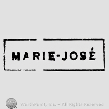 Mark with A rectangle and the text "MARIE-JOSE". | #948932