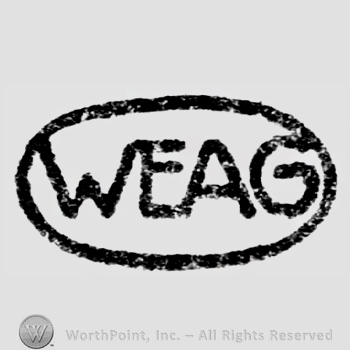 Mark with An oval and the letters "WEAG". | #949124
