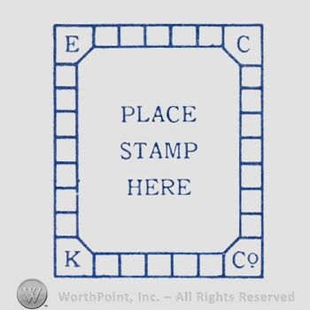 Mark with A rectangle, squares, the letters "E C | #949172