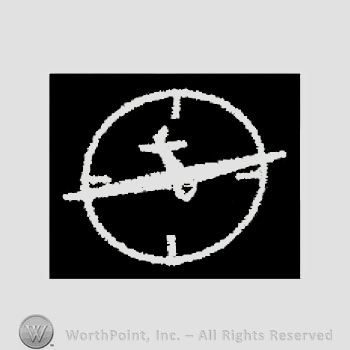 Mark with An aircraft, a target and a rectangle. | #958999