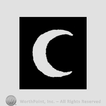 Mark with A crescent and a square. | #959017