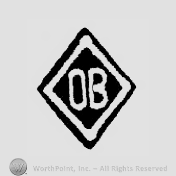 Mark with The letters "OB" and a diamond. | #959149