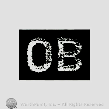 Mark with The letters "OB" and a rectangle. | #959150